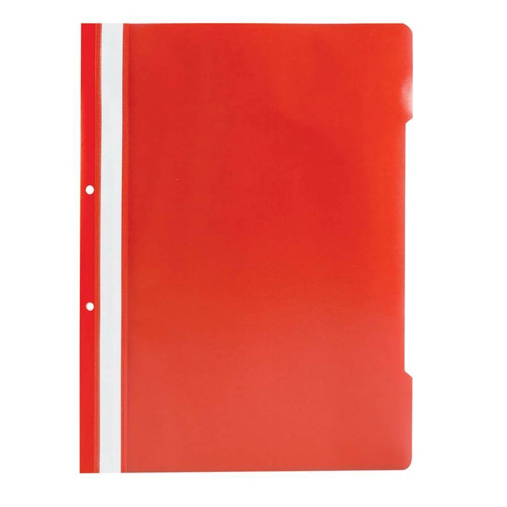 Dosar plastic, cu sina si perforatii, A4, rosu, B4U | Mobilier scoala