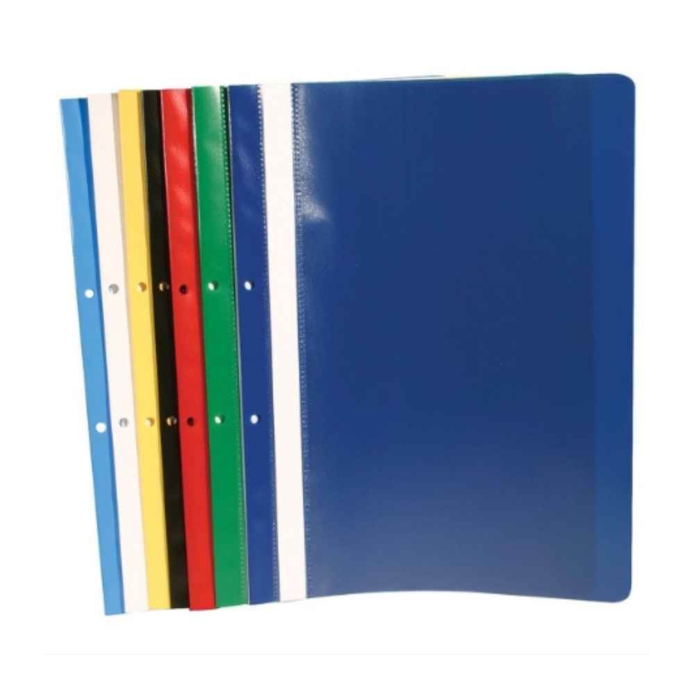 Dosar plastic, cu sina si perforatii, A4, diverse culori, B4U ...