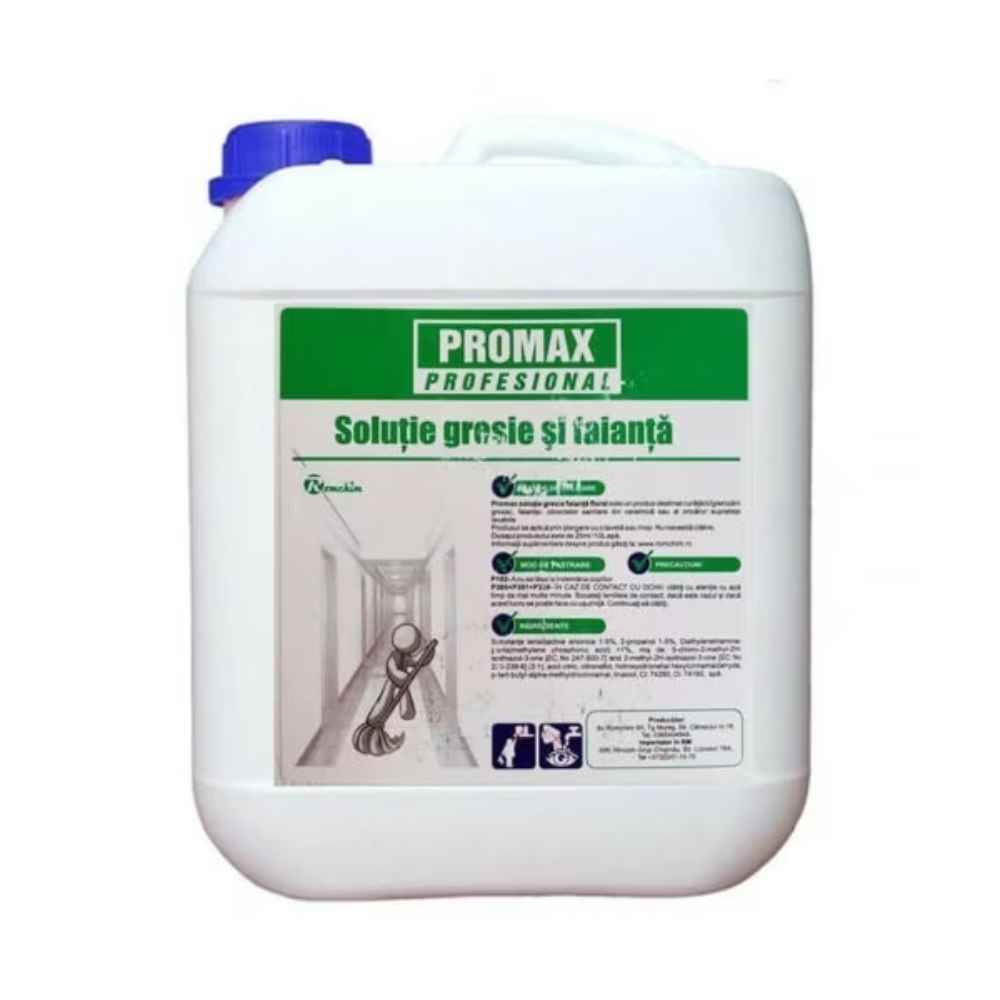 Detergent lichid gresie si faianta, canistra, 5 l, PROMAX ECO ...